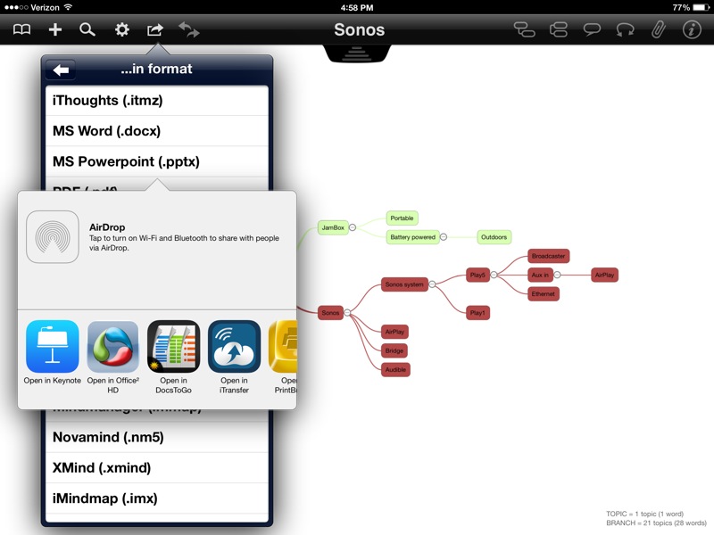 iThoughts is the Premier Mind Mapping Software for Mac and iOS Sponsor - Macdrifter